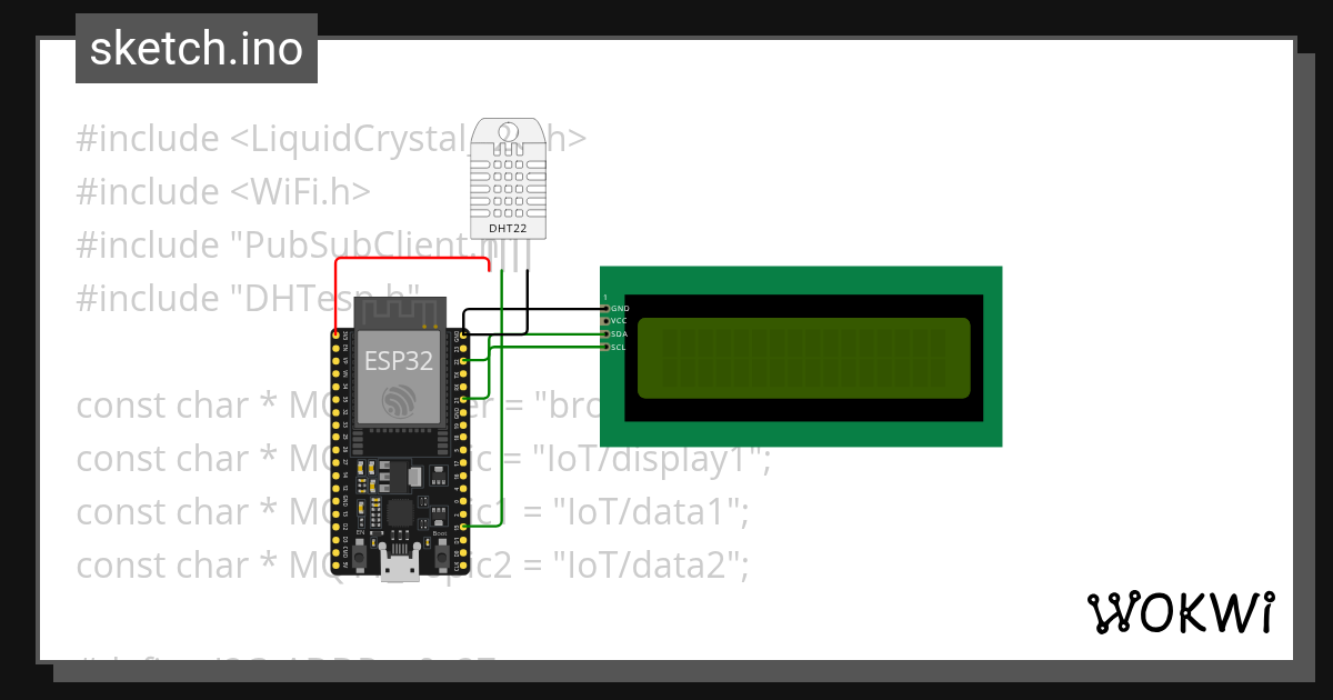 dht_led - Wokwi ESP32, STM32, Arduino Simulator