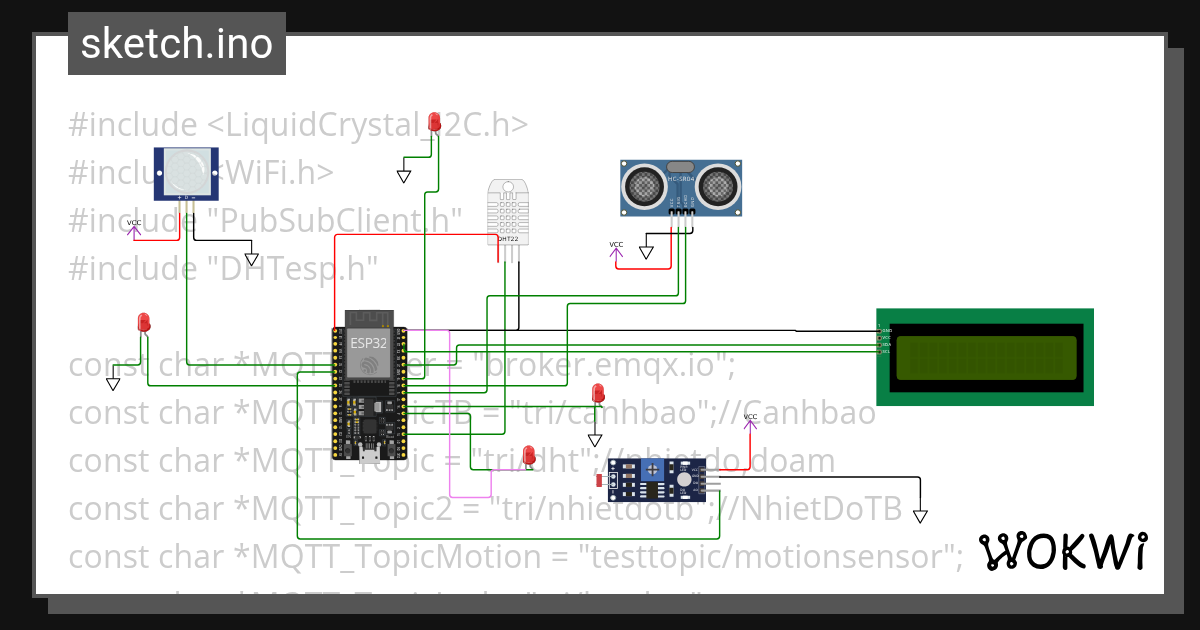 Wokwi - Online ESP32, STM32, Arduino Simulator