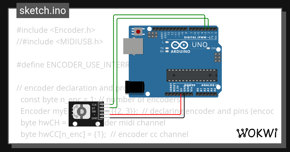 my_encoder_arrays_3 - Wokwi ESP32, STM32, Arduino Simulator
