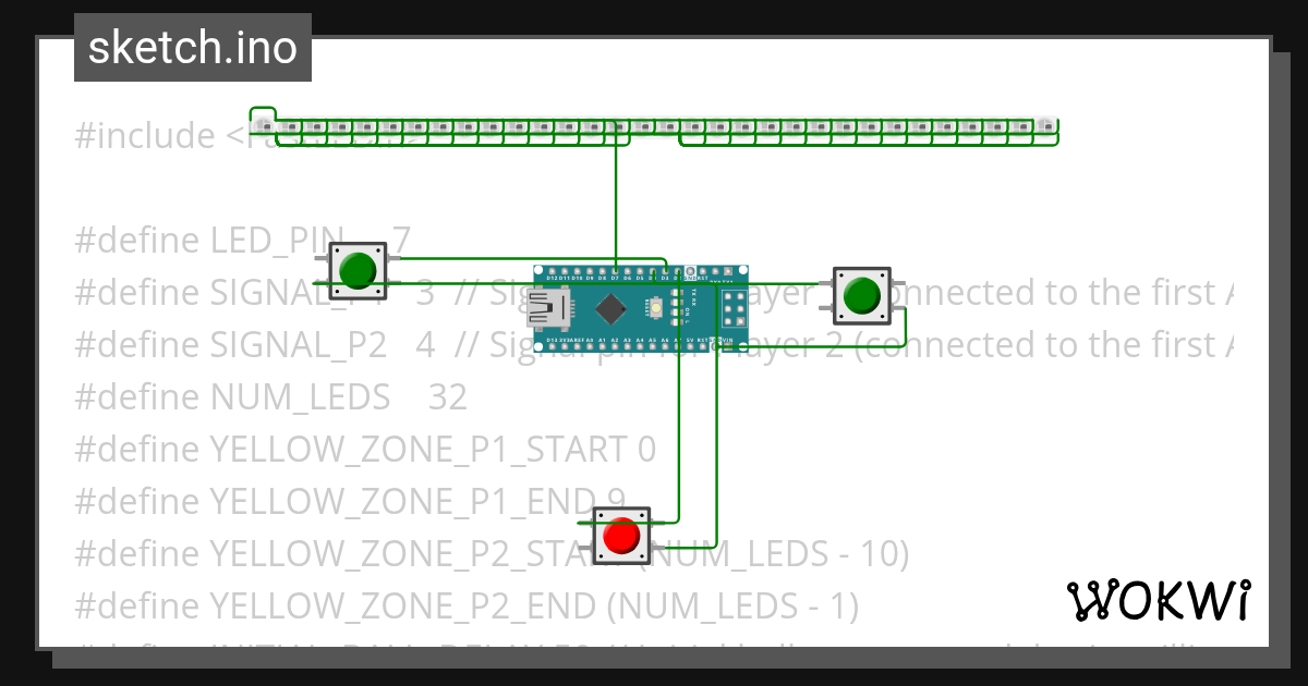 LEDG tenis real - Wokwi ESP32, STM32, Arduino Simulator