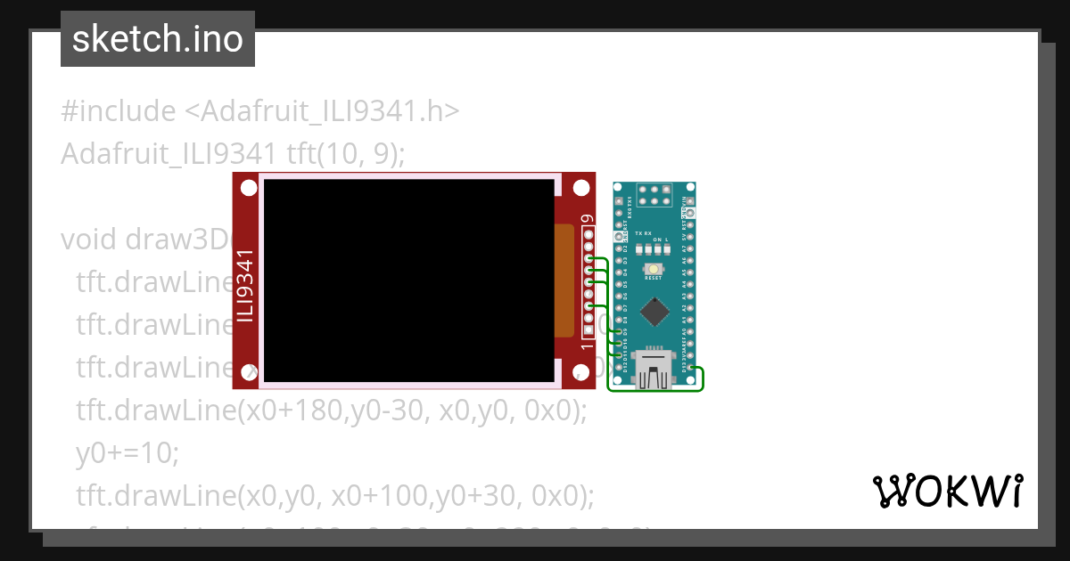 Processor architecture 3D model - Wokwi ESP32, STM32, Arduino Simulator