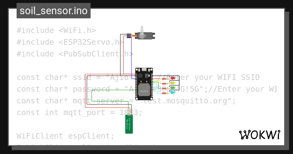 Automatic Watering System Wokwi Esp32 Stm32 Arduino Simulator