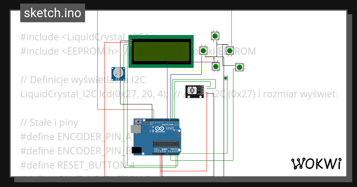 DRO DZIAŁAJĄCE - Wokwi ESP32, STM32, Arduino Simulator