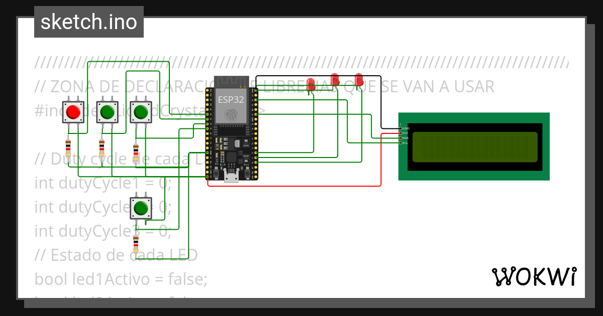 laboratorio - Wokwi ESP32, STM32, Arduino Simulator
