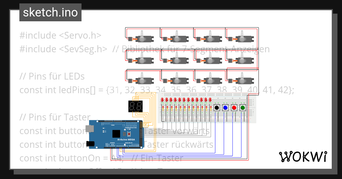 Arbeitsplatz Fertig - Wokwi ESP32, STM32, Arduino Simulator