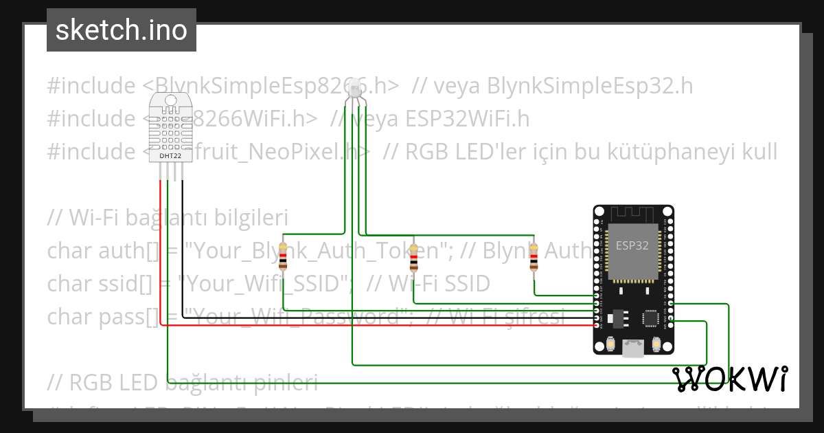 Wokwi - Online ESP32, STM32, Arduino Simulator
