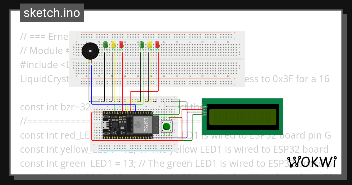 Final Project December 2024 Ernesto Herasme - Wokwi ESP32, STM32, Arduino Simulator