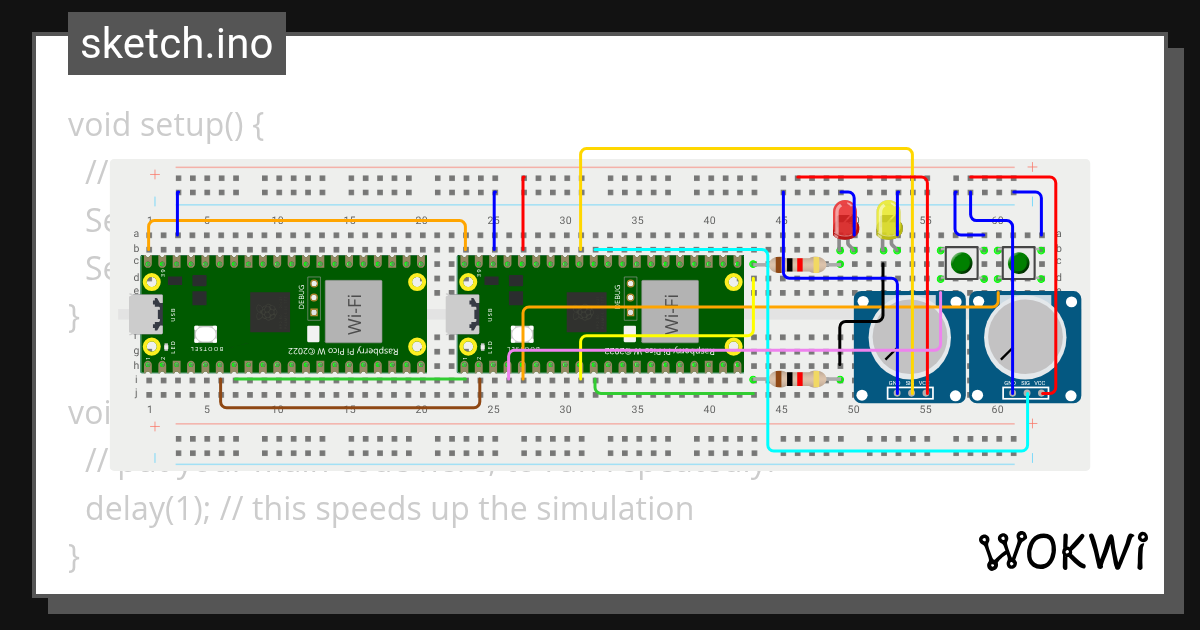 example - Wokwi ESP32, STM32, Arduino Simulator