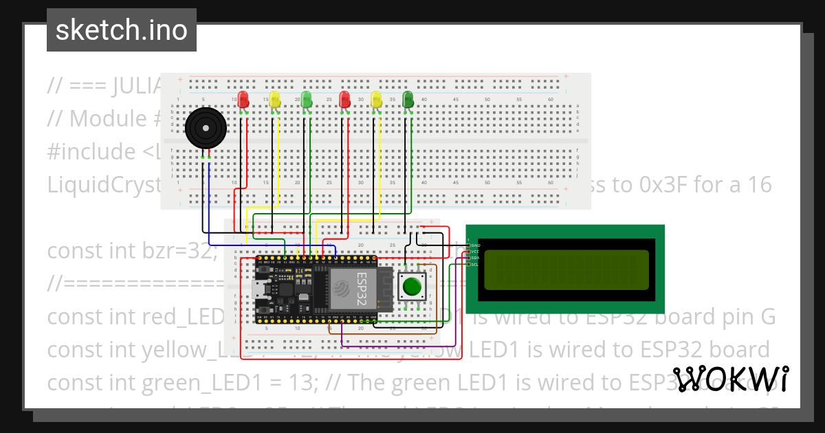 Module 6 Julia Haynes Wokwi Esp32 Stm32 Arduino Simulator