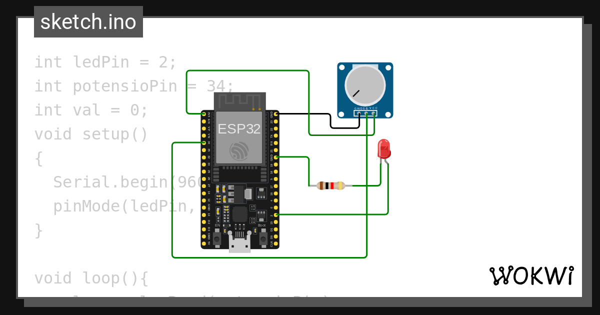 Led Yahya 2 Wokwi Esp32 Stm32 Arduino Simulator 2736