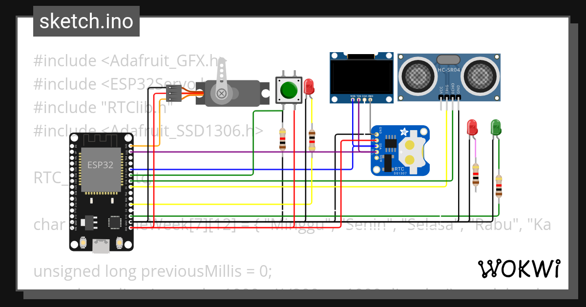 Fish Feeder New Port Kanan - Wokwi ESP32, STM32, Arduino Simulator