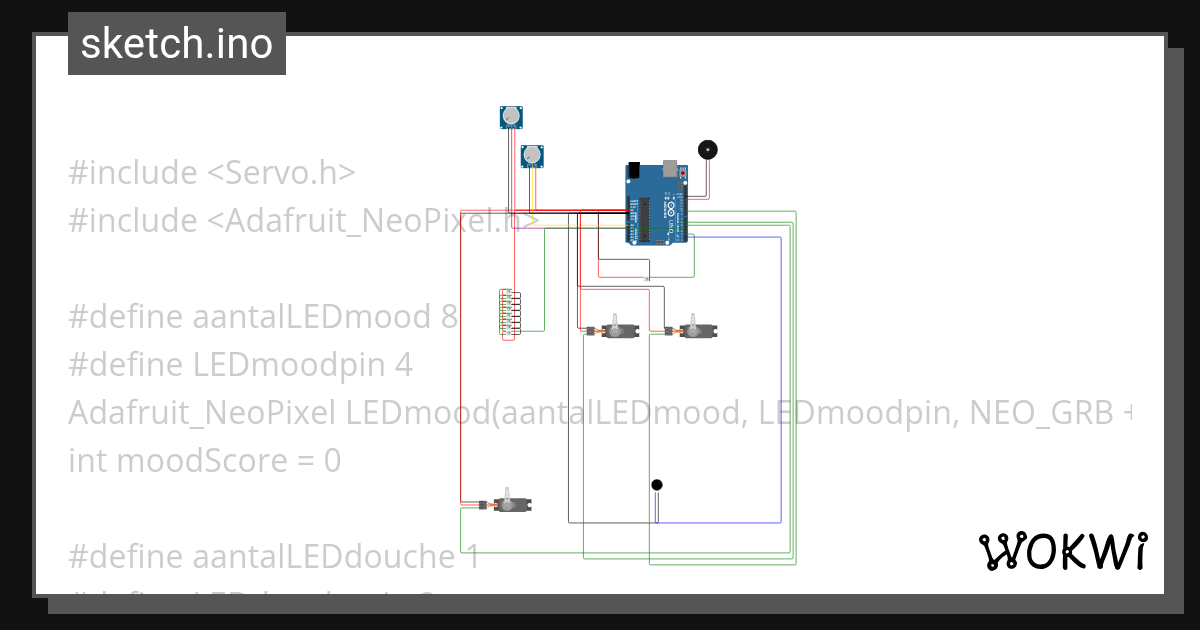 Project Elektronische Componenten Copy (3) - Wokwi ESP32, STM32, Arduino Simulator