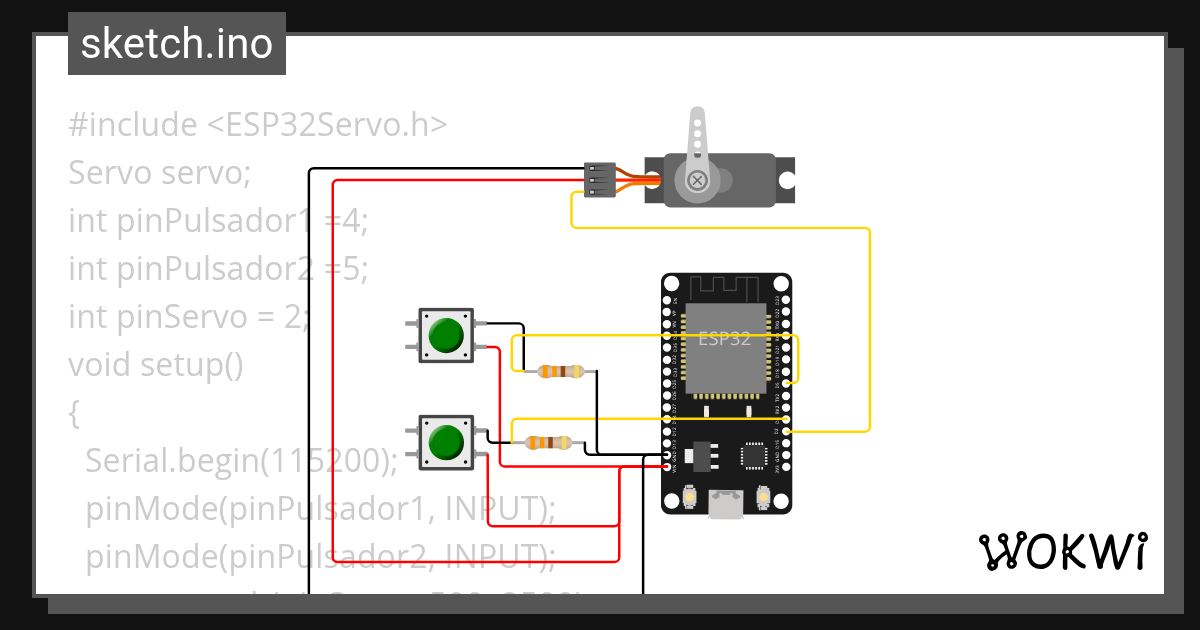 girar servo - Wokwi ESP32, STM32, Arduino Simulator girar servo - Wokwi ESP32, STM32, Arduino Simulator