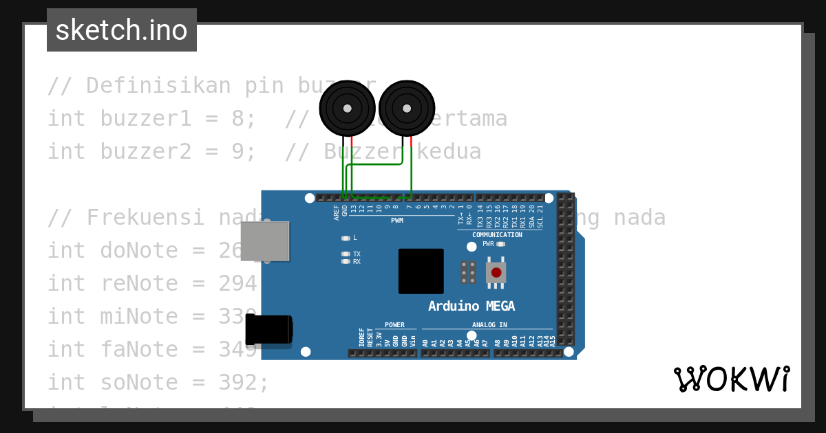Music Wokwi Esp32 Stm32 Arduino Simulator 3916