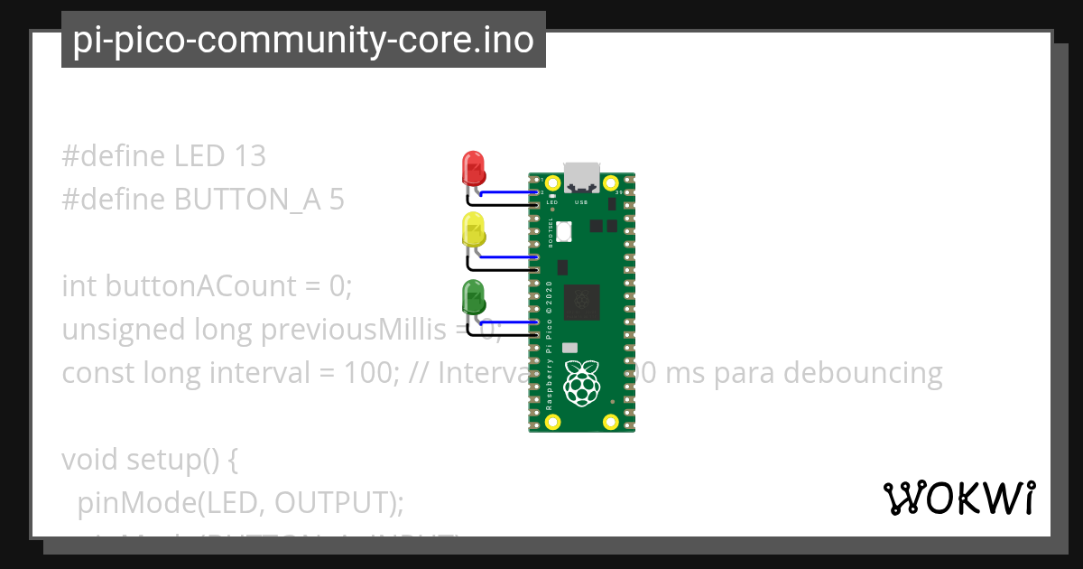 pi-pico-community-core.ino Copy.2 - Wokwi ESP32, STM32, Arduino Simulator