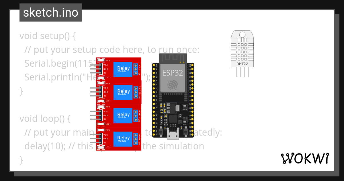 VPD Knip farm - Wokwi ESP32, STM32, Arduino Simulator