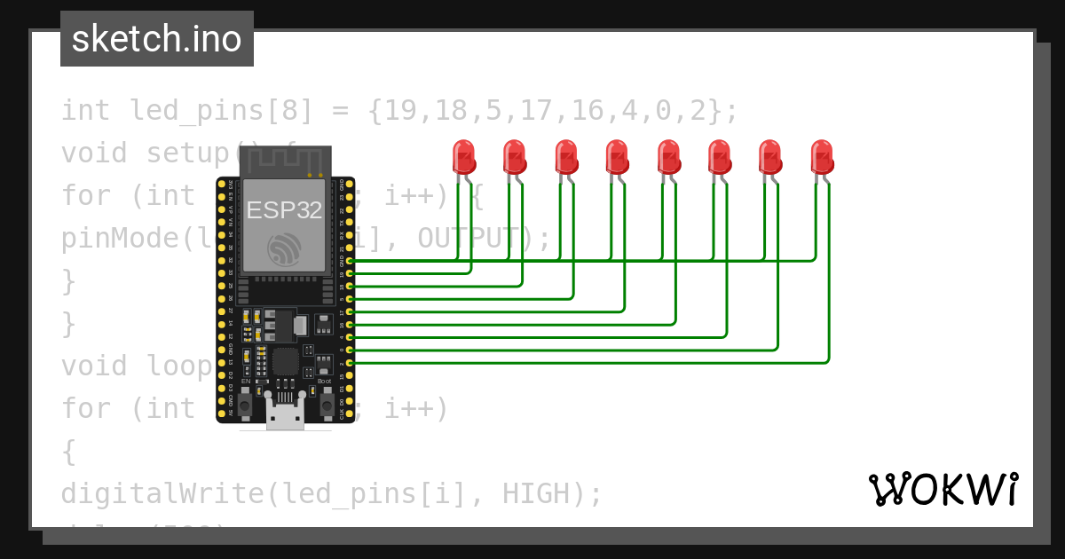 Esp32 Reverse Delay Wokwi Esp32 Stm32 Arduino Simulator 5400
