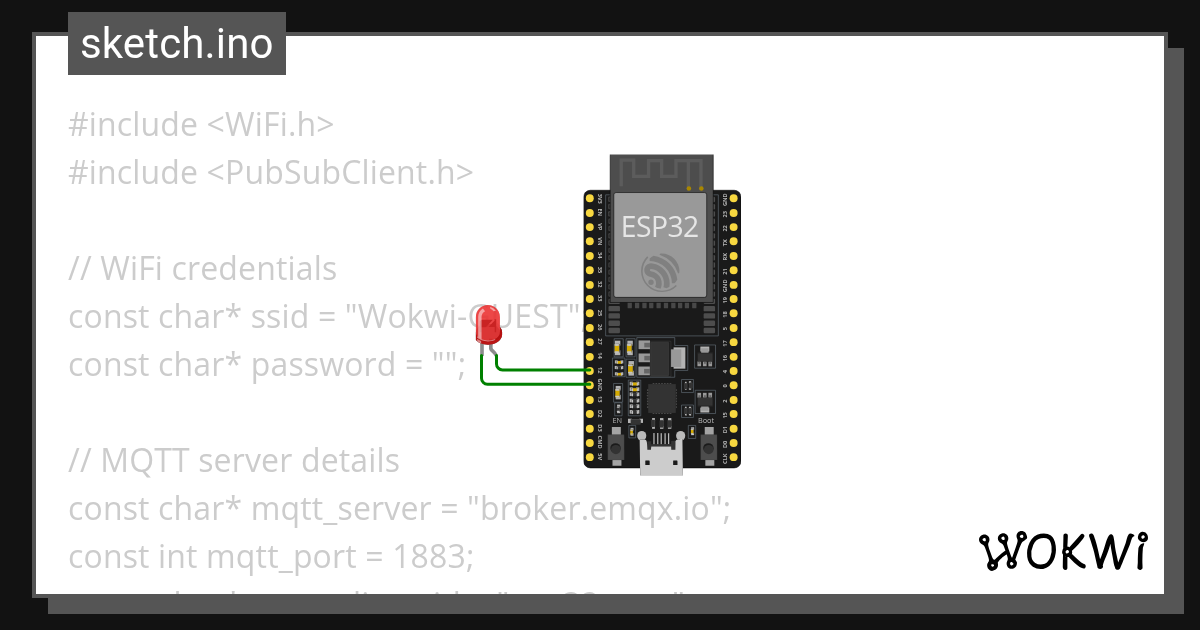 Wokwi - Online ESP32, STM32, Arduino Simulator