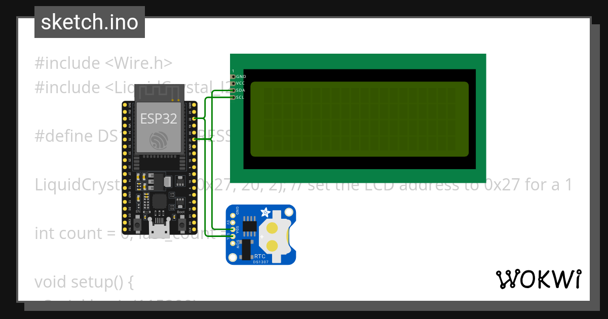 RTC - Wokwi ESP32, STM32, Arduino Simulator