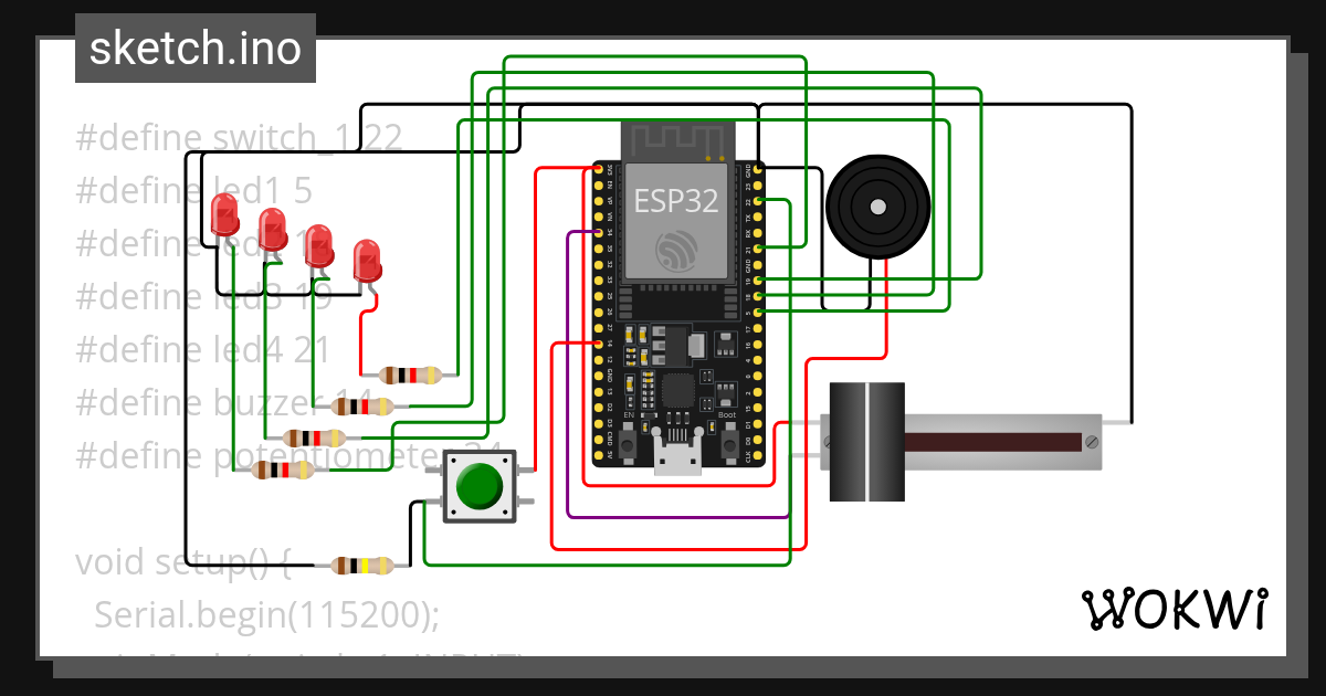 lab1 - Wokwi ESP32, STM32, Arduino Simulator lab1 - Wokwi ESP32, STM32, Arduino Simulator
