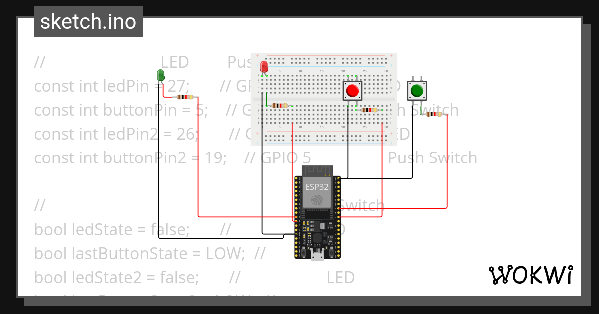 LED3 - Wokwi ESP32, STM32, Arduino Simulator