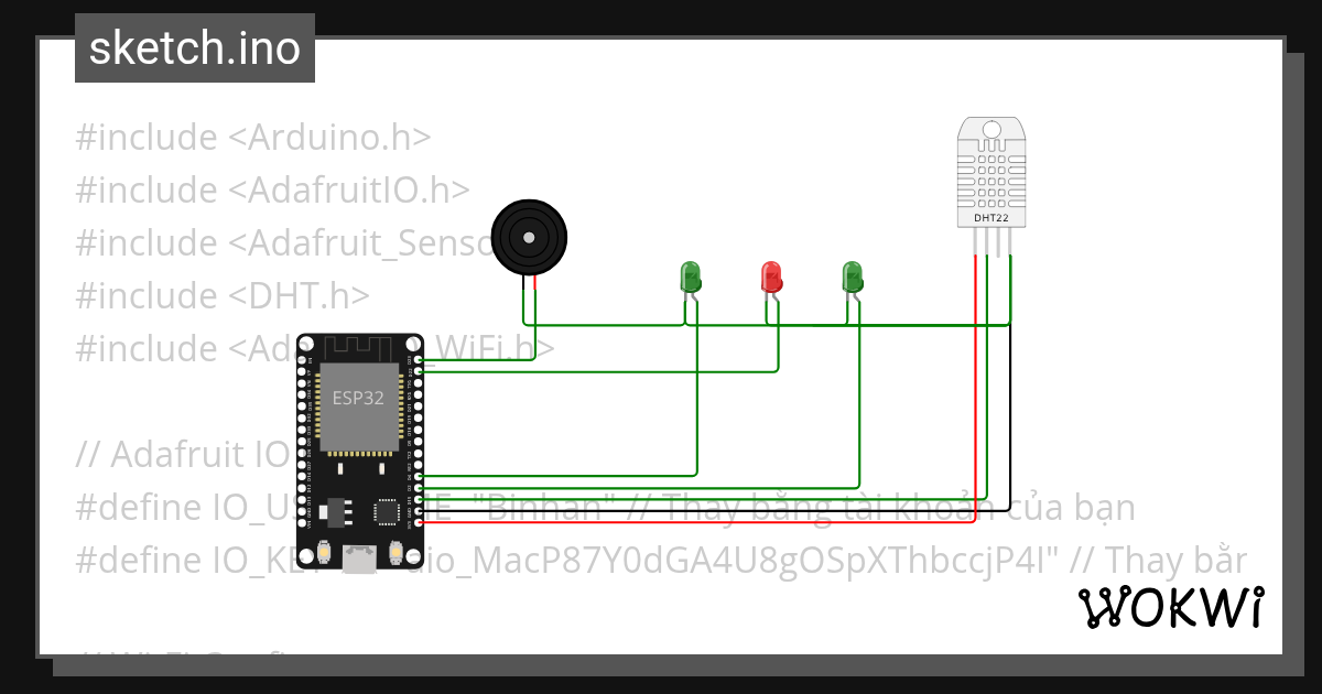 Wokwi - Online ESP32, STM32, Arduino Simulator