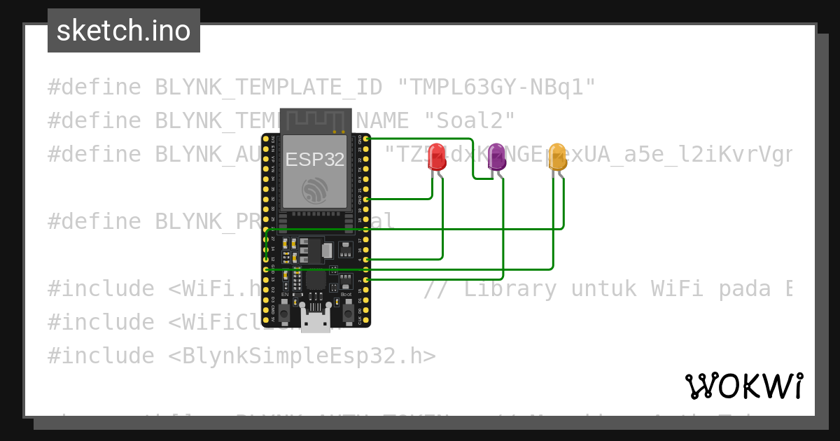 Soal2 Wokwi Esp32 Stm32 Arduino Simulator 