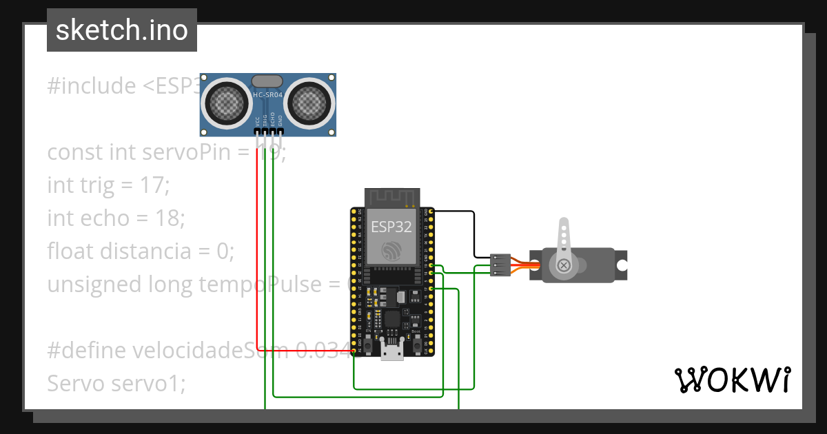 Controle de Servo com Potenciometro - Wokwi ESP32, STM32, Arduino Simulator