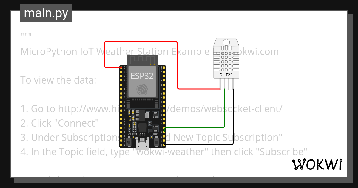 Actividad 1 envio de datos MQTT - Wokwi ESP32, STM32, Arduino Simulator