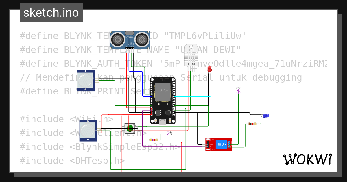 Ujian Dewi Wokwi Esp32 Stm32 Arduino Simulator 5811