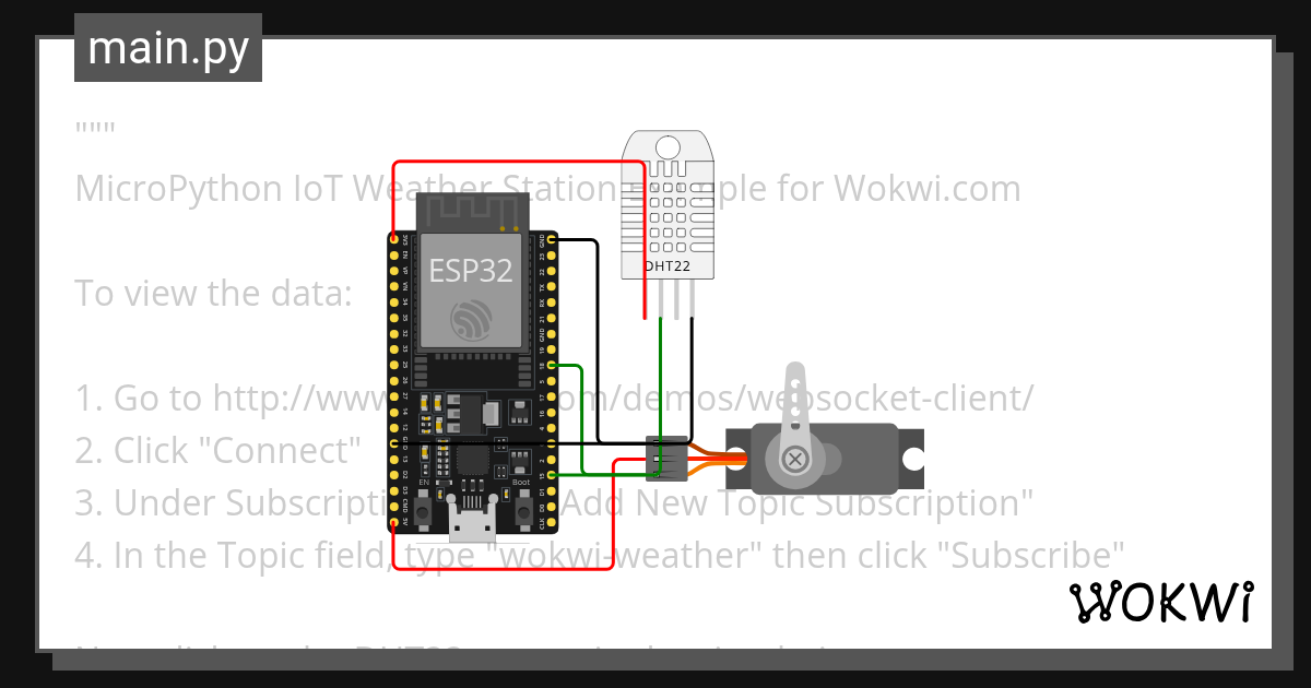servo_dht22_ABN - Wokwi ESP32, STM32, Arduino Simulator