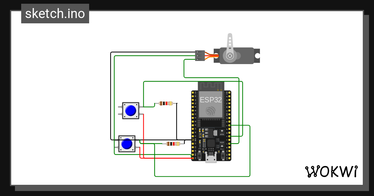 Servo2 Wokwi Esp32 Stm32 Arduino Simulator 