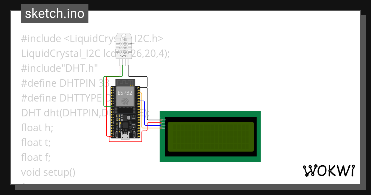 DHT22_LCDI2C_ESP_12/12/67_183 - Wokwi ESP32, STM32, Arduino Simulator