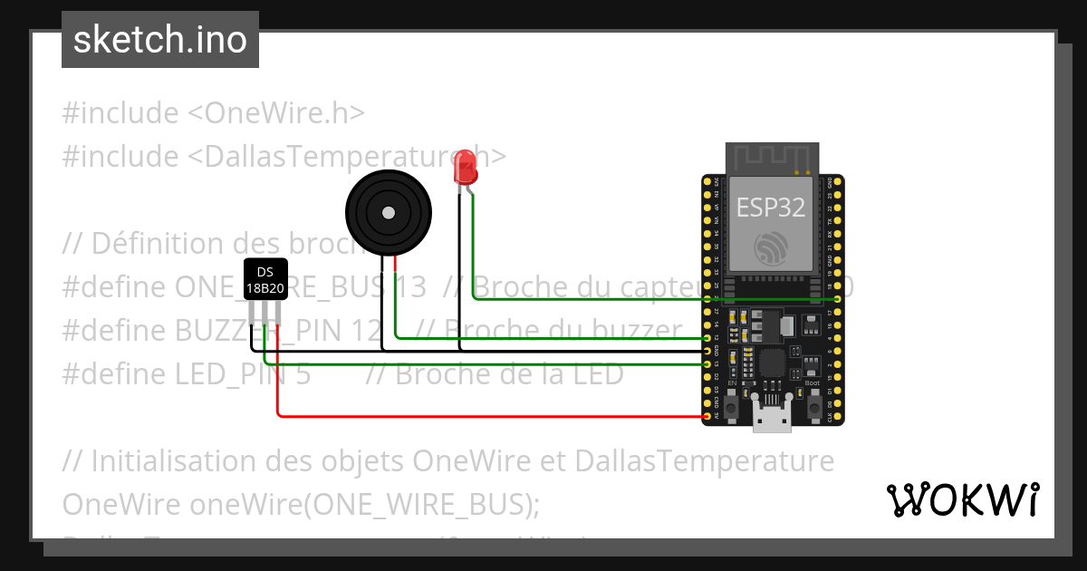 Scénario5 - Wokwi ESP32, STM32, Arduino Simulator
