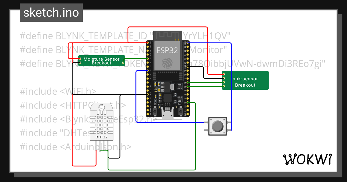 SoilScout - Smart Soil Monitoring (2) - Wokwi ESP32, STM32, Arduino Simulator