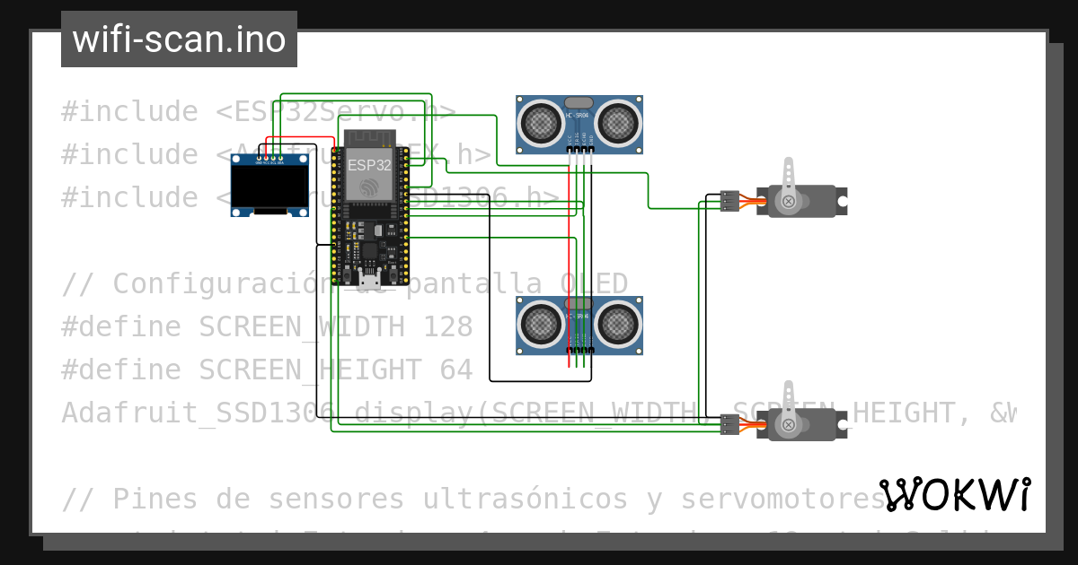 Parkeo Reversa Wokwi Esp32 Stm32 Arduino Simulator 1883
