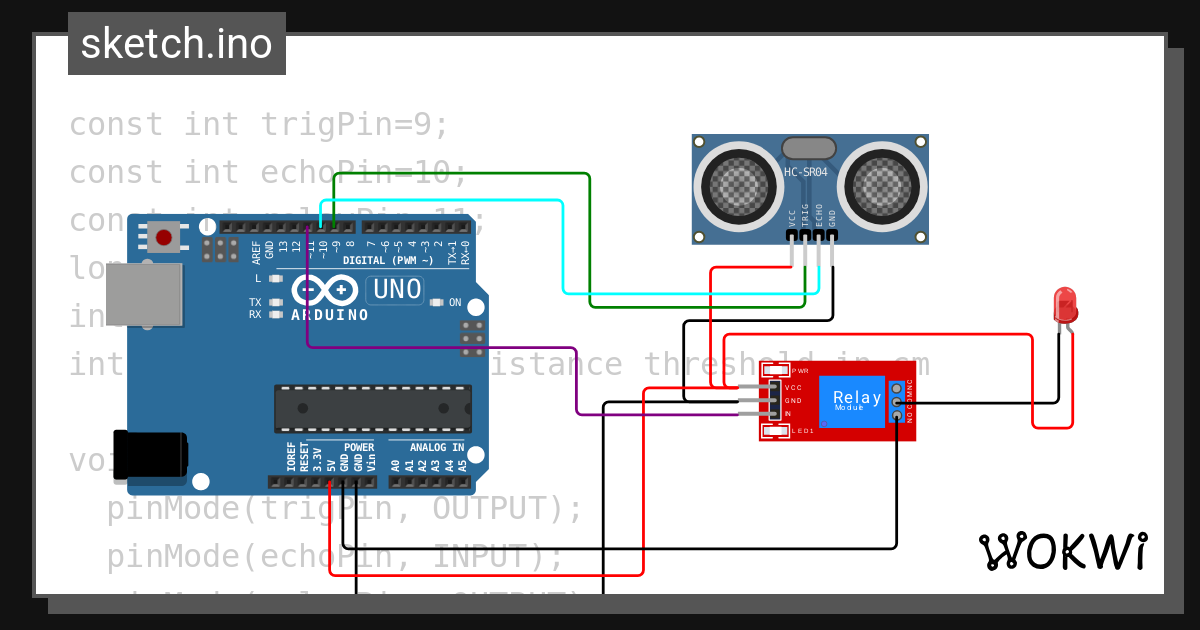 Automatic Light Control Wokwi Esp32 Stm32 Arduino Simulator 1281