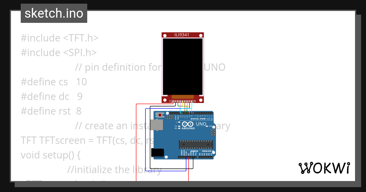 Tft Project Wokwi Esp32 Stm32 Arduino Simulator