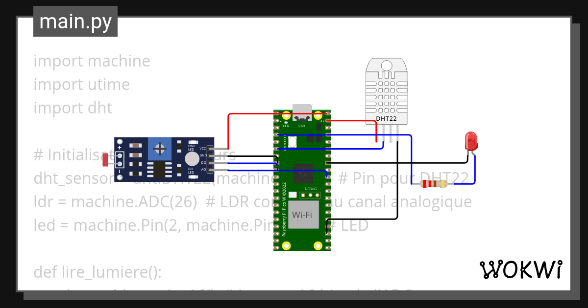 PYTHON_DATA_IOT - Wokwi ESP32, STM32, Arduino Simulator