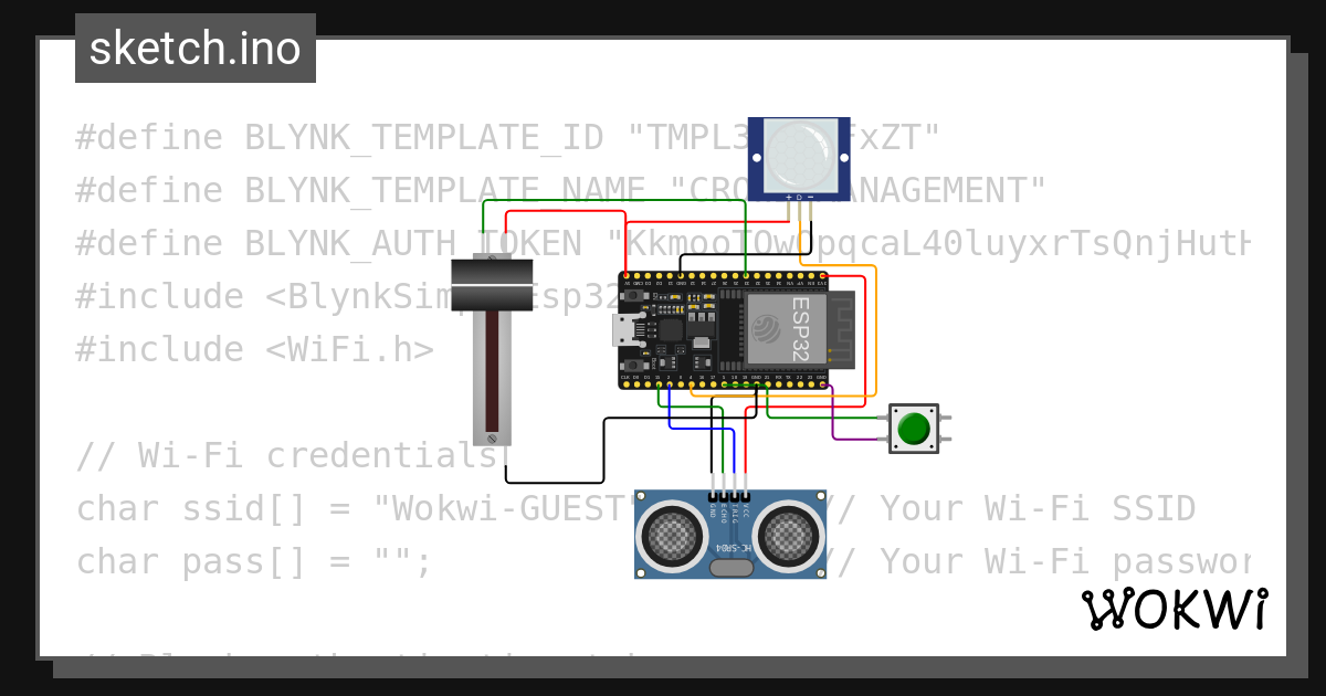 Crowd Management Wokwi Esp32 Stm32 Arduino Simulator