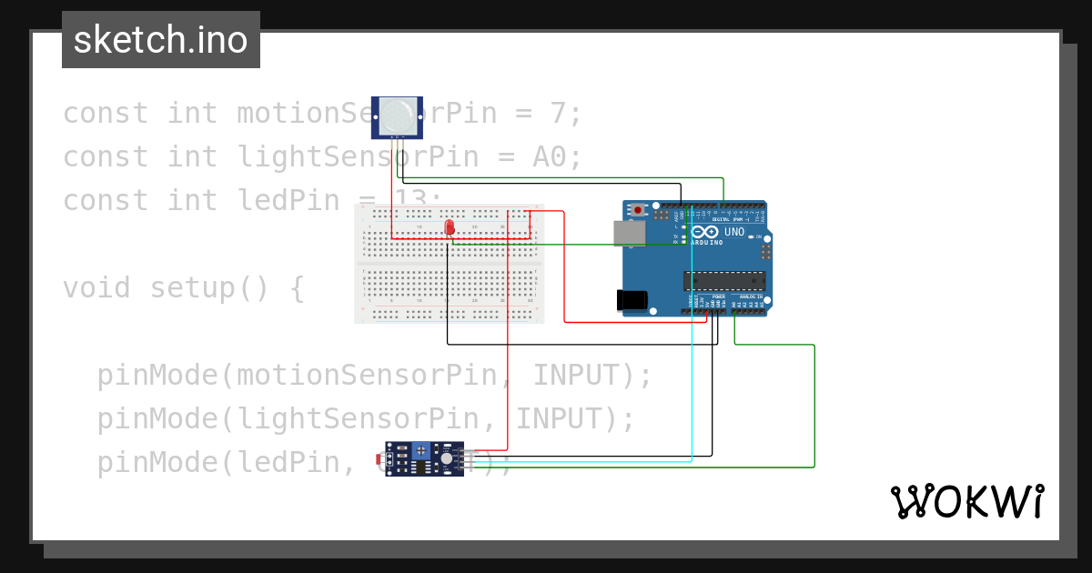 Tamer Motion Sensor Wokwi Esp32 Stm32 Arduino Simulator 9303
