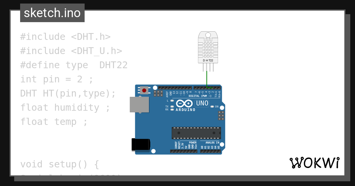 Temp Dht Wokwi Esp32 Stm32 Arduino Simulator 9494