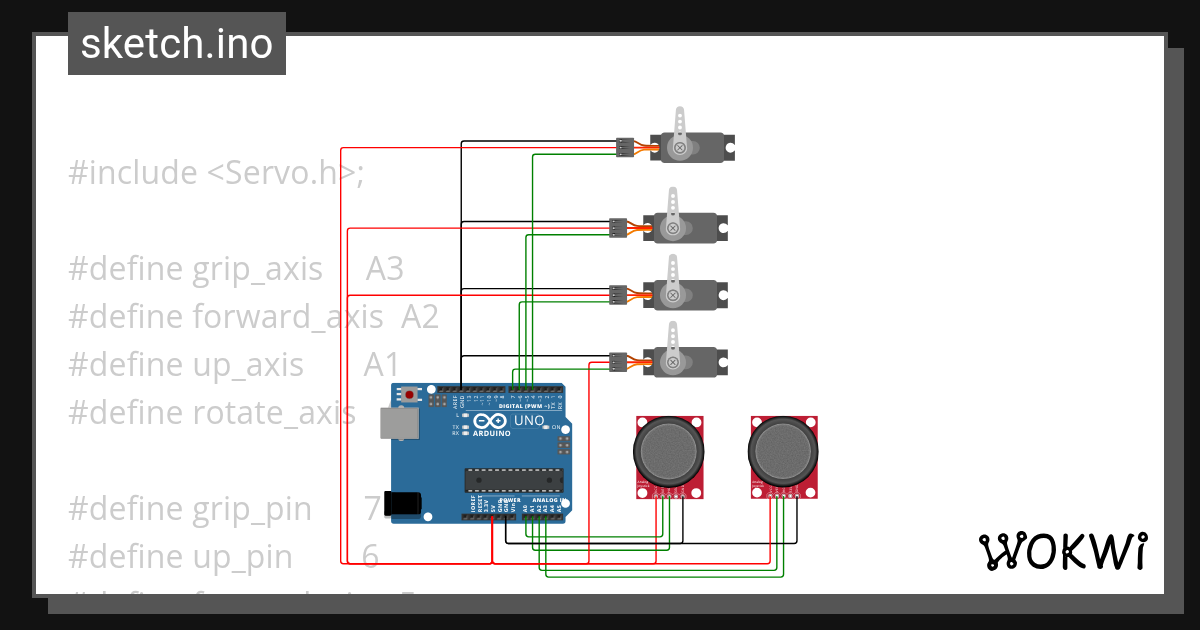 Joystick_Servo - Wokwi ESP32, STM32, Arduino Simulator