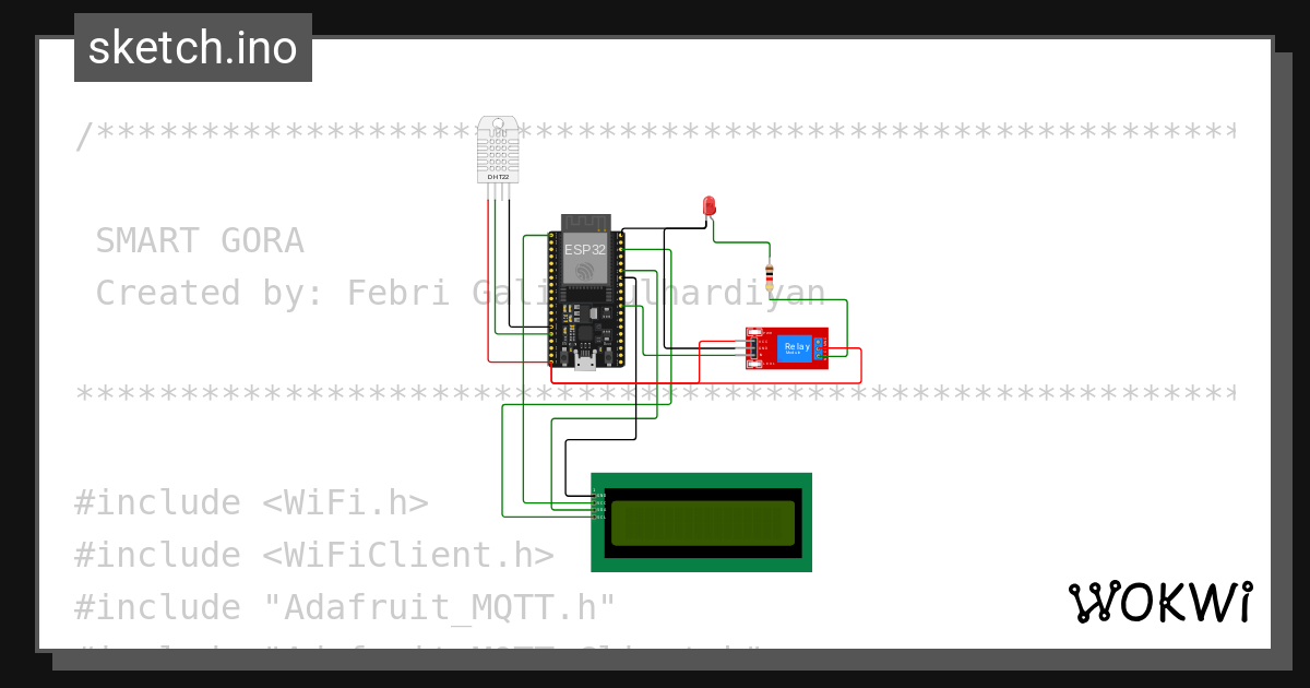 Suhu Wokwi Esp32 Stm32 Arduino Simulator 2414