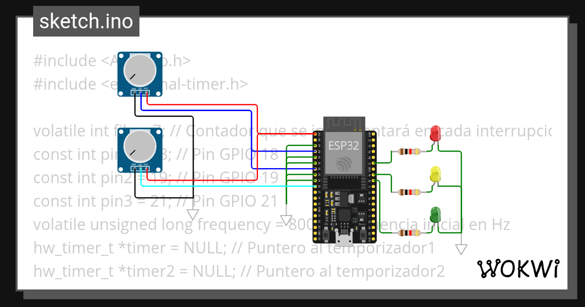 Wokwi - Online ESP32, STM32, Arduino Simulator