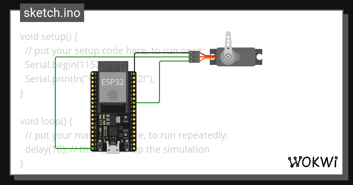 Servo_180 - Wokwi ESP32, STM32, Arduino Simulator