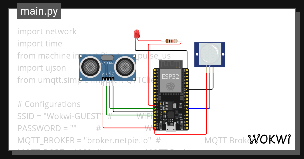 M4 midterm - Frame 19 and Maprang 16 - Wokwi ESP32, STM32, Arduino Simulator