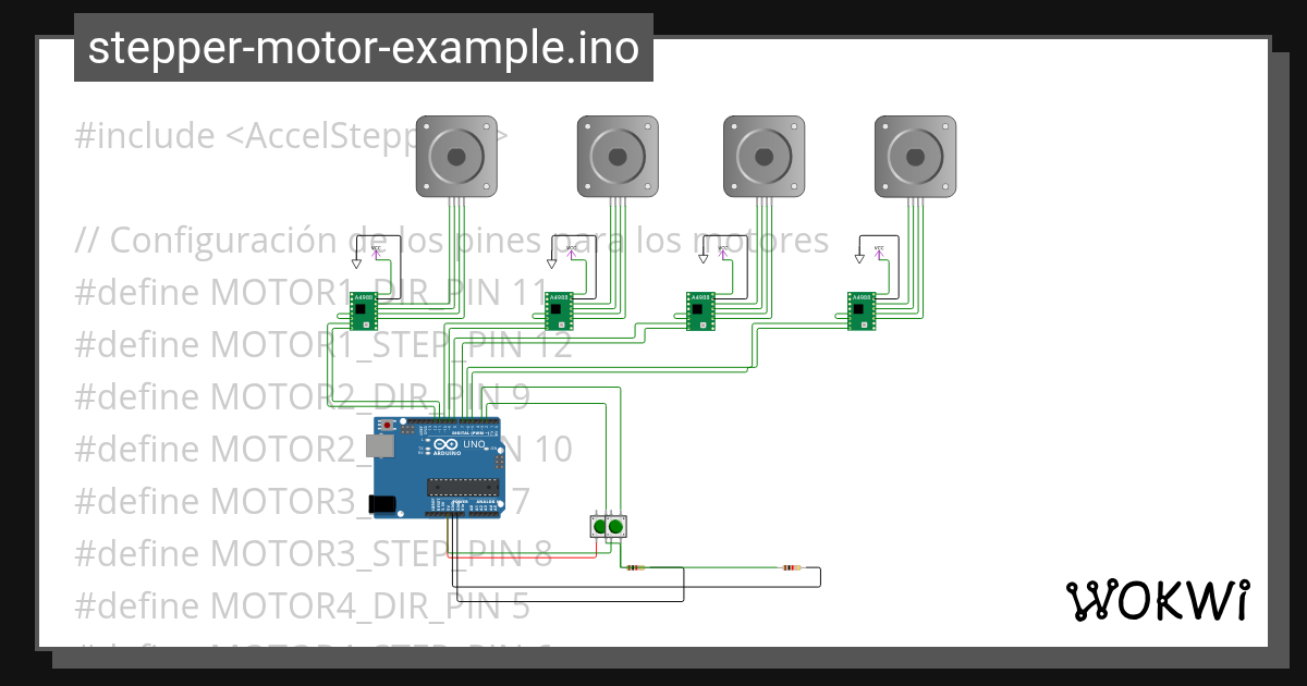 stepper-motor-example.ino Copy - Wokwi ESP32, STM32, Arduino Simulator