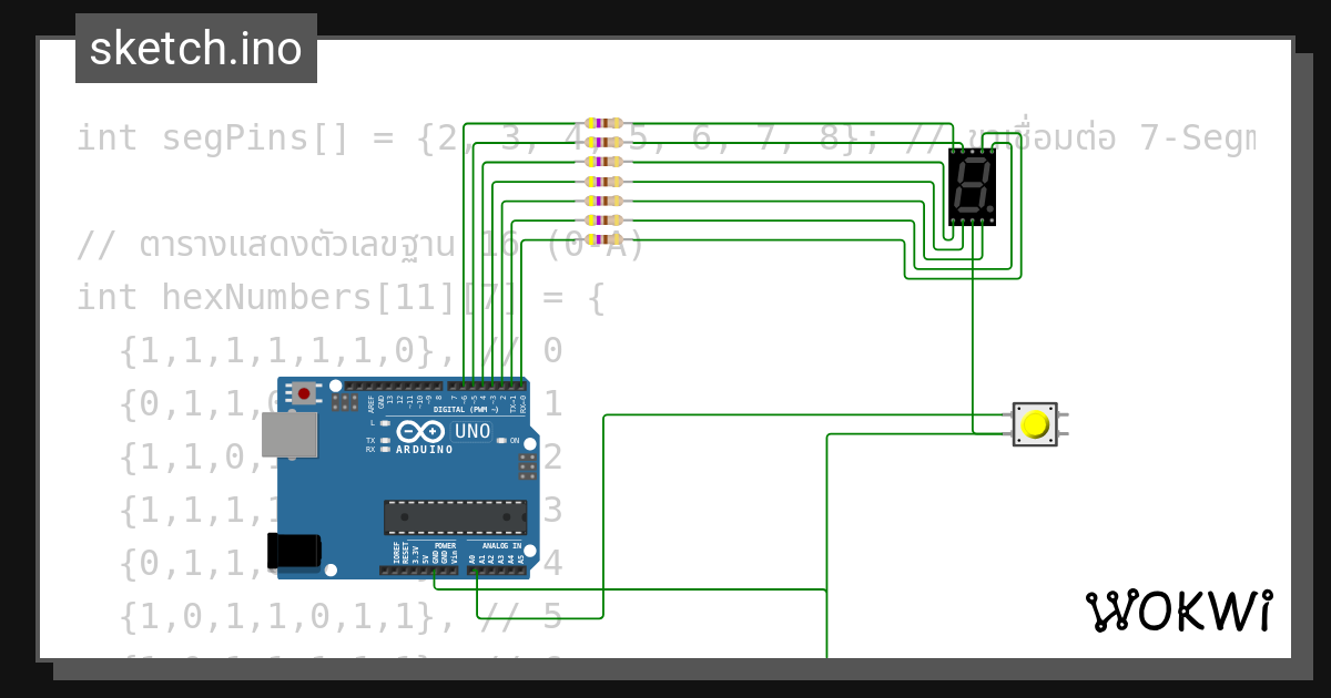 ใบงาน52 Wokwi Esp32 Stm32 Arduino Simulator 6292