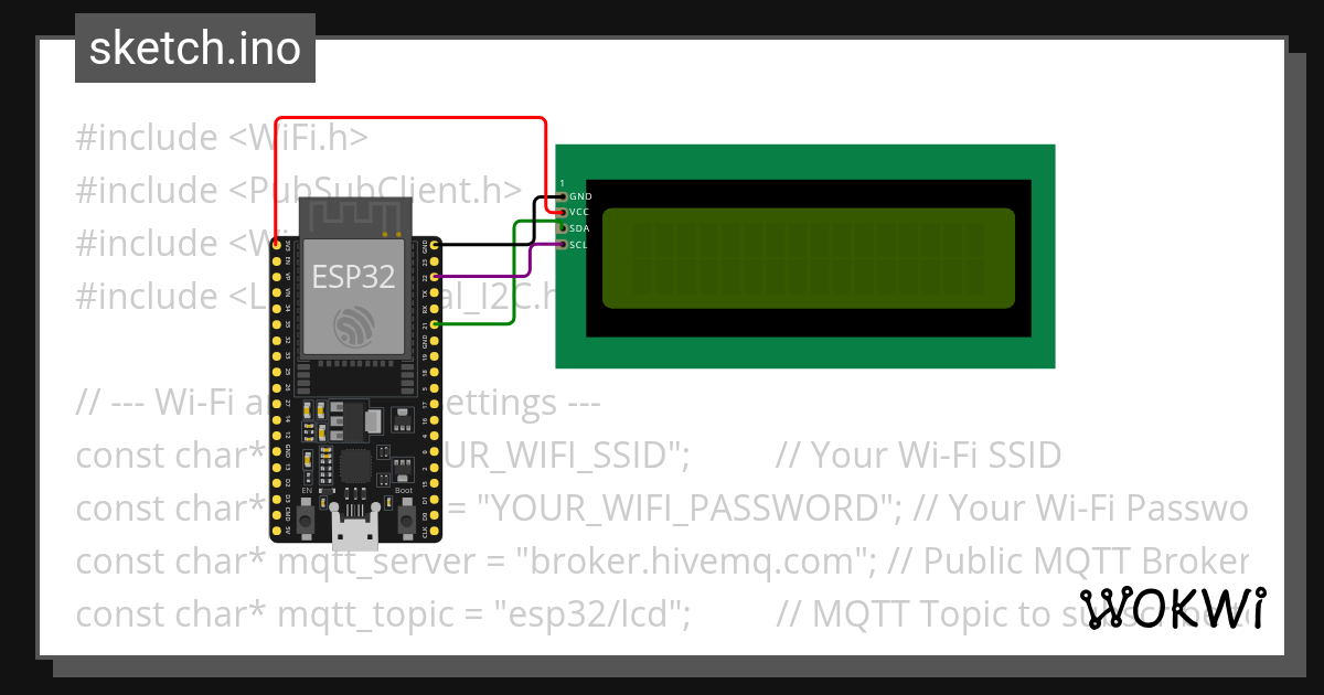 MIA_ESP32_LCD_MQTT_V2 - Wokwi ESP32, STM32, Arduino Simulator